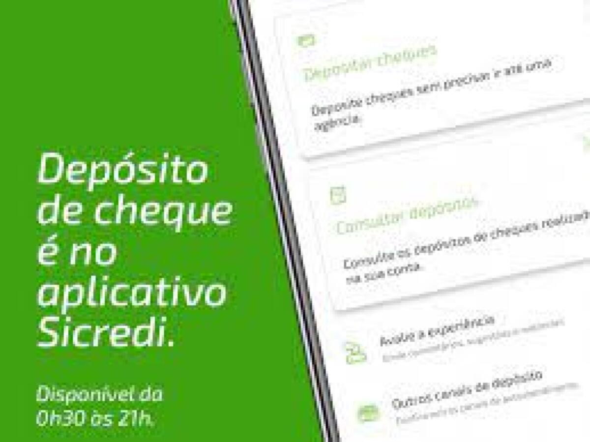 Sicredi lança depósito de cheques via app | Jornal MT Norte